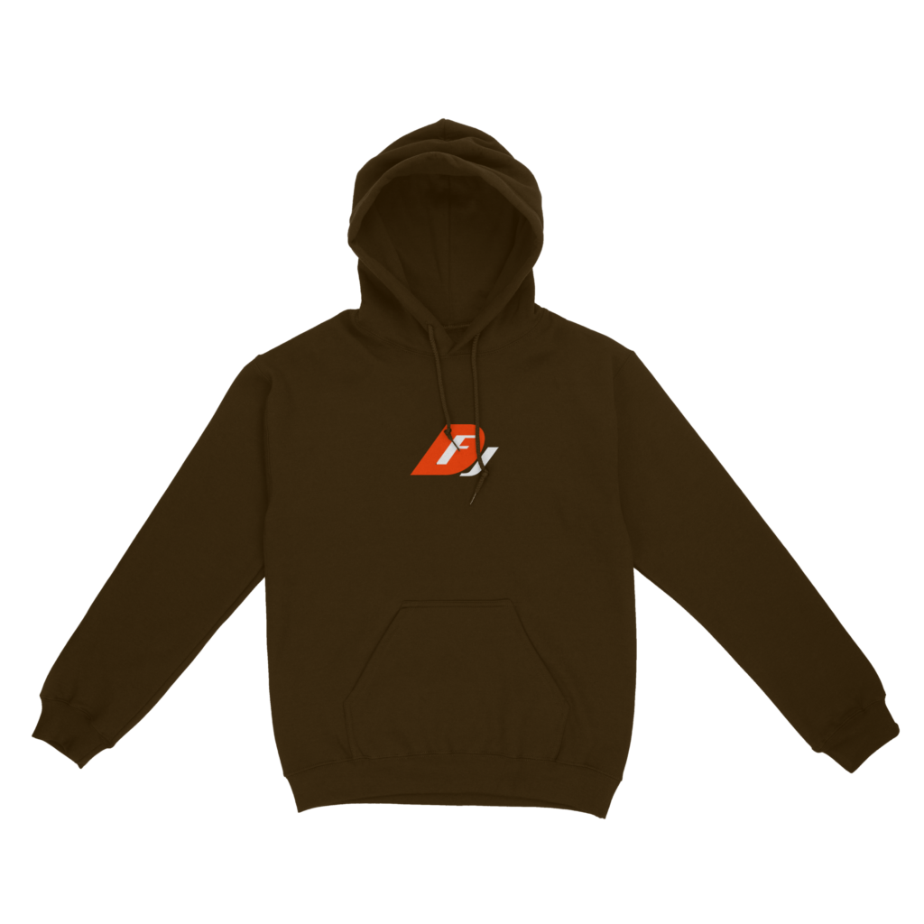 DF Logo Hoodie - Brown - Demetric Felton